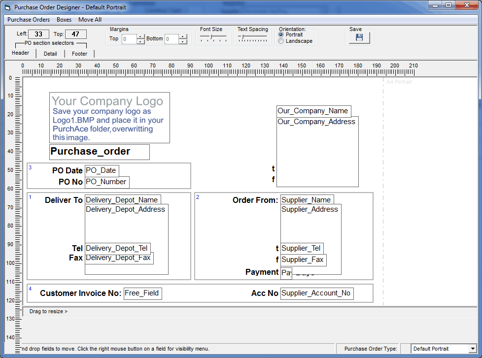 PurchAce, purchase order software, network or Internet based.